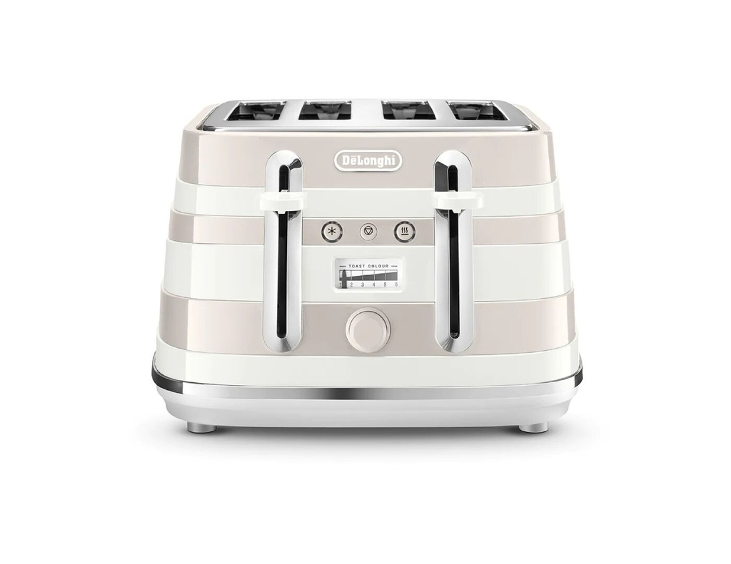 Avvolta Class 4 Slice Toaster - Graceful White | Furntech Agencies